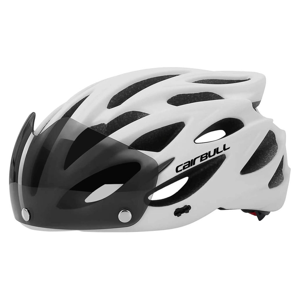 UltraLightSafeHelmet™ | Casque velo avec 3 lunettes magnétiques et feu ...